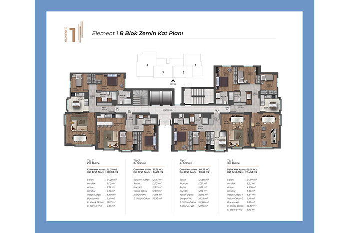 Nexonya Element Konut Projesi ve Fiyatları